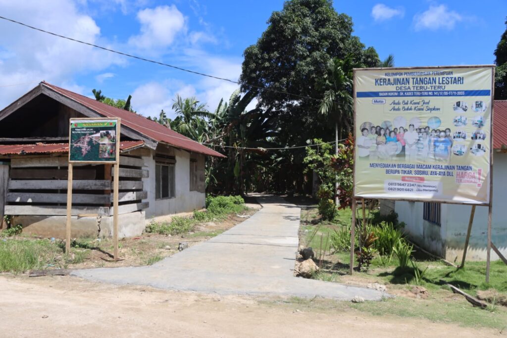 TMMD Ke-120 Kodim 1508/Tobelo Sukses Selesaikan Pembangunan Jalan Setapak di Desa Teru Teru ...