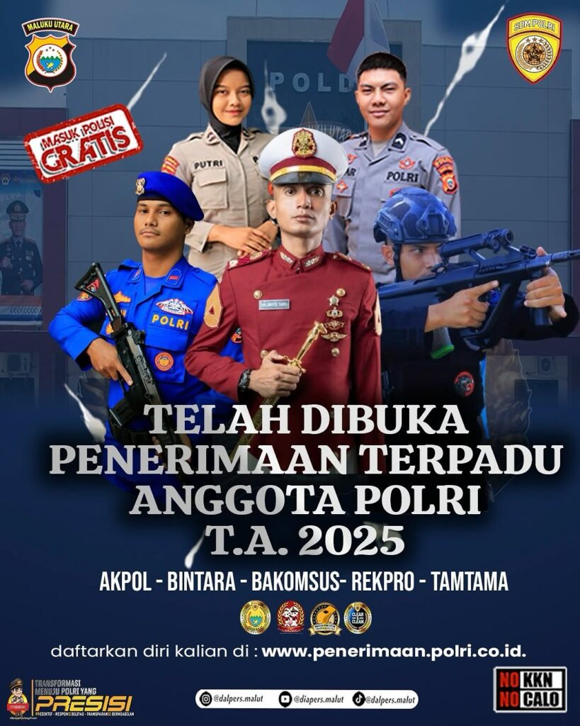 Penerimaan Polri 2025 Resmi Dibuka, berikut jalur seleksi dan cara daftar yang wajib diketahui ...