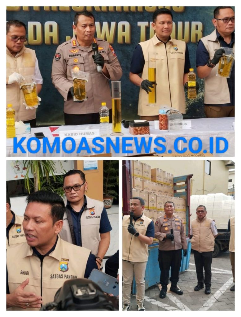 Ditreskrimsus Polda Jatim Grebek Dua Gudang Pemalsuan “MinyakKita” di Surabaya dan Sampang ...