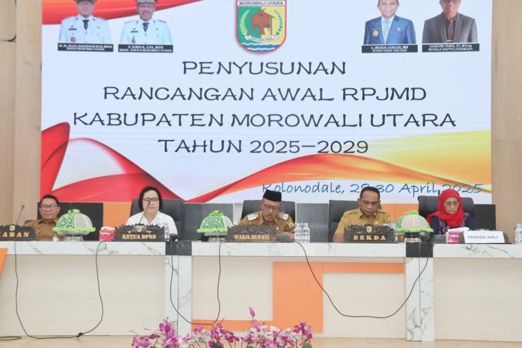 Pelaksanaan Kegiatan Penyusunan Rancangan Awal RPJMD Kabupaten Morowali Utara Tahun 2025-2029 ...